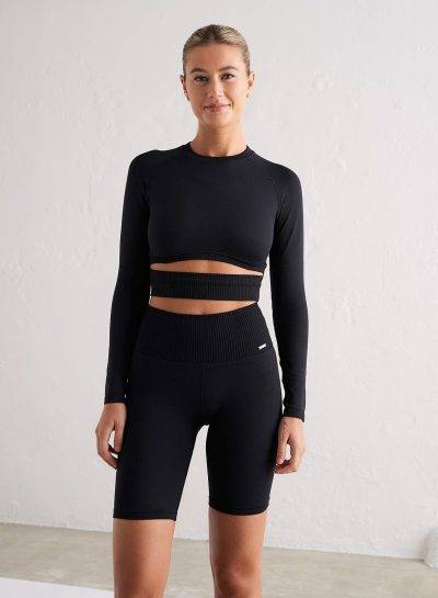Aim’n Black Ease Ribbed Pants – Wodbúð