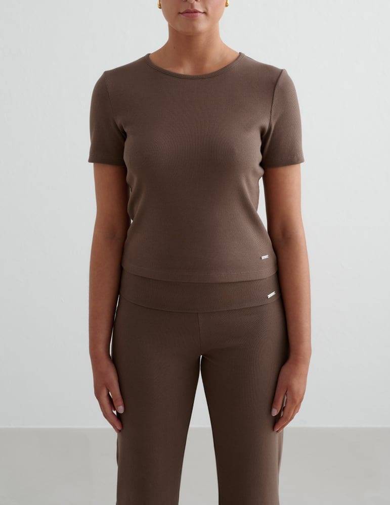 Aim’n Macchiato Ease Ribbed Short Sleeve – Wodbúð